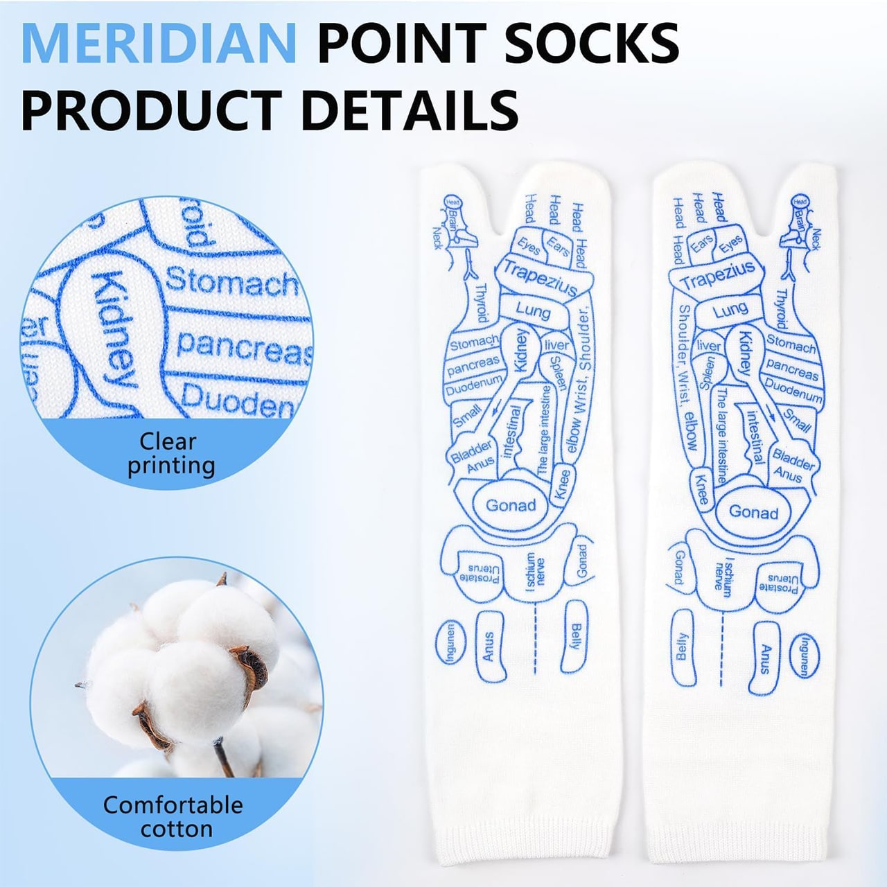 ReflexSocks, reflexzónás zoknik masszázspálcával – PrimePick – HU