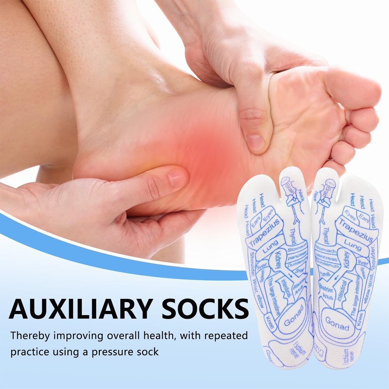 ReflexSocks, reflexzónás zoknik masszázspálcával – PrimePick – HU